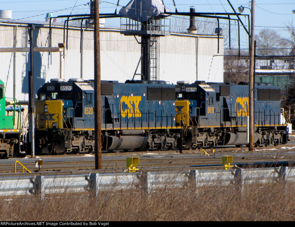 CSX 8520 and 8619